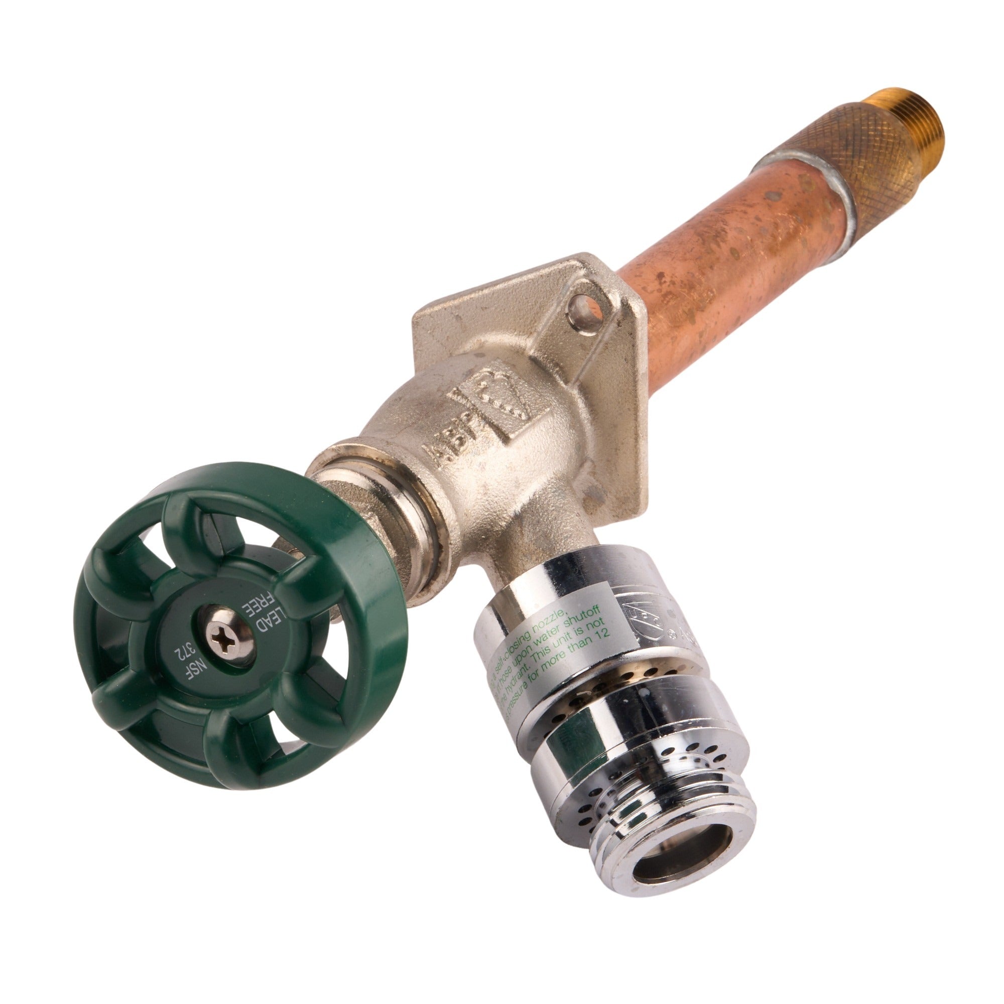 4" Arrowhead Brass Lead Free Frost Proof Hydrant, 1/2" MIP and 1/2" SW ...