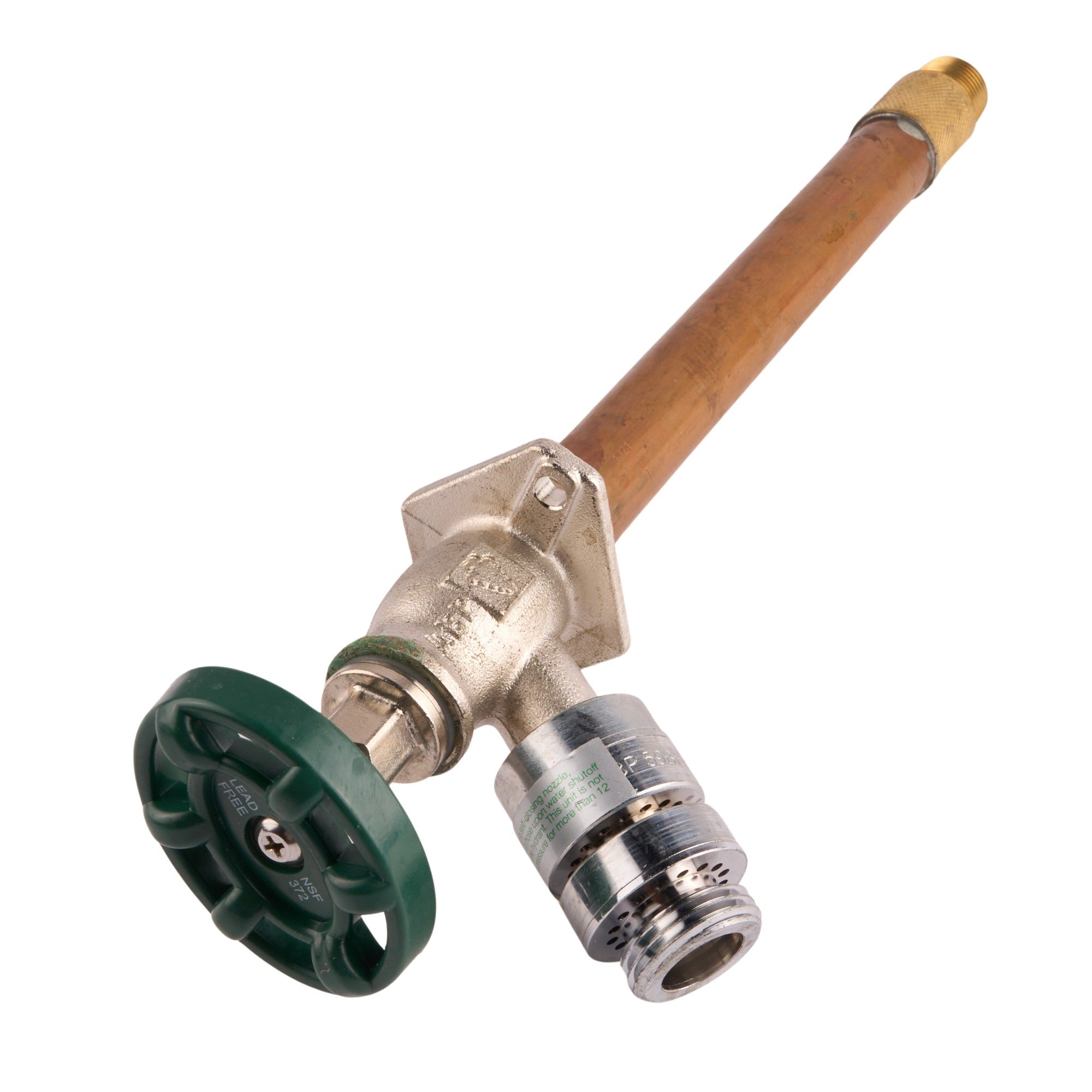 10" Arrowhead Brass Lead Free Frost Proof Hydrant, 1/2" MIP and 1/2" S ...