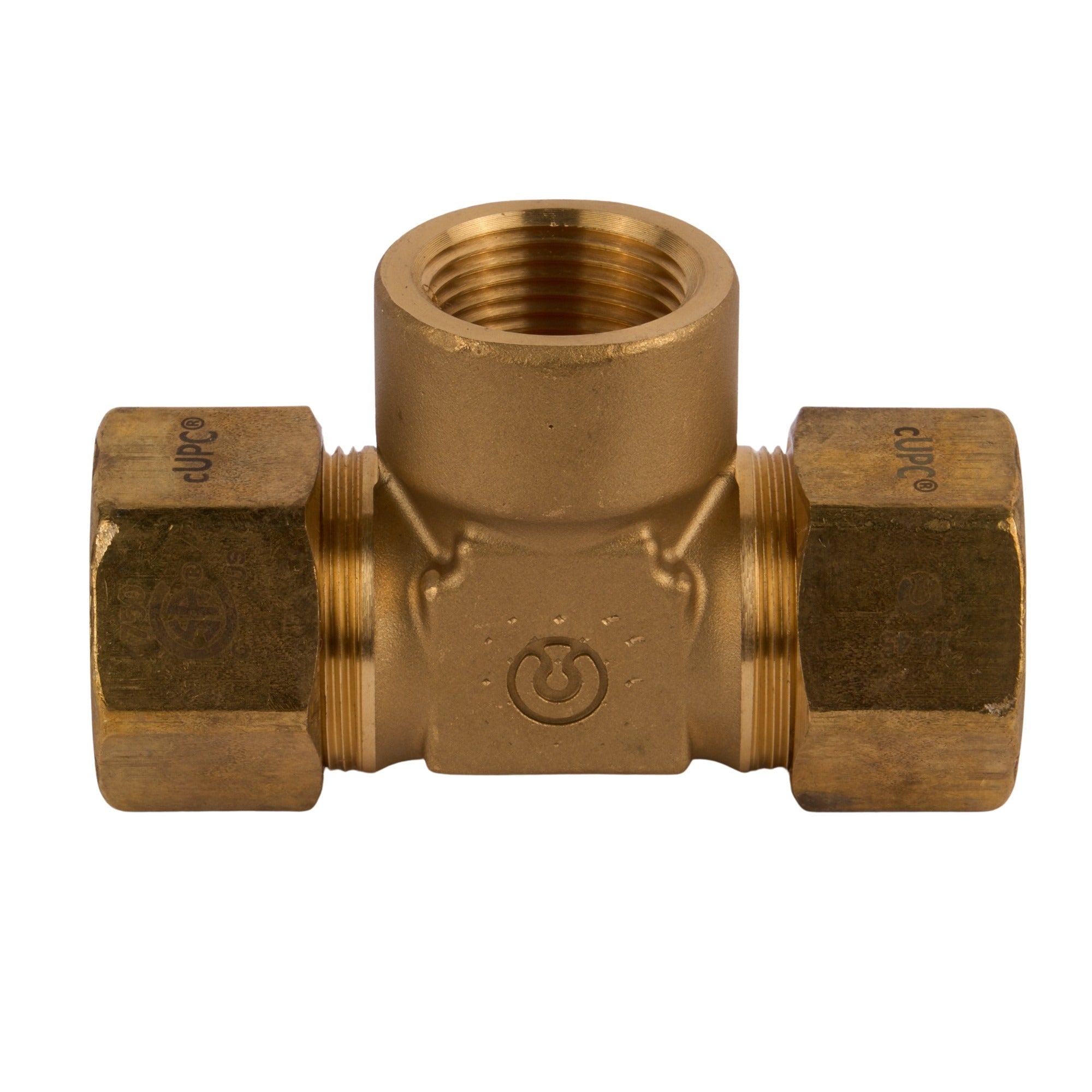 Trac Pipe AutoFlare Brass Tee TP x TP x NPT – APEX Supply Co.