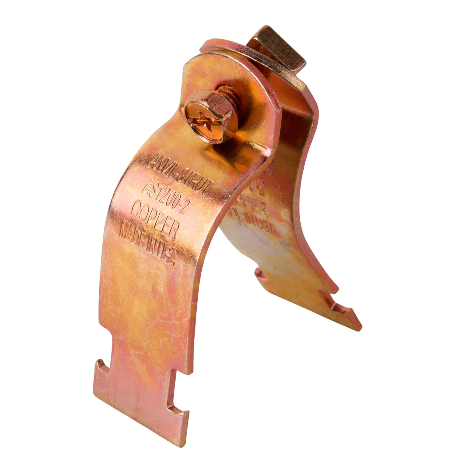 Copper Coated Strut Clamp – APEX Supply Co.