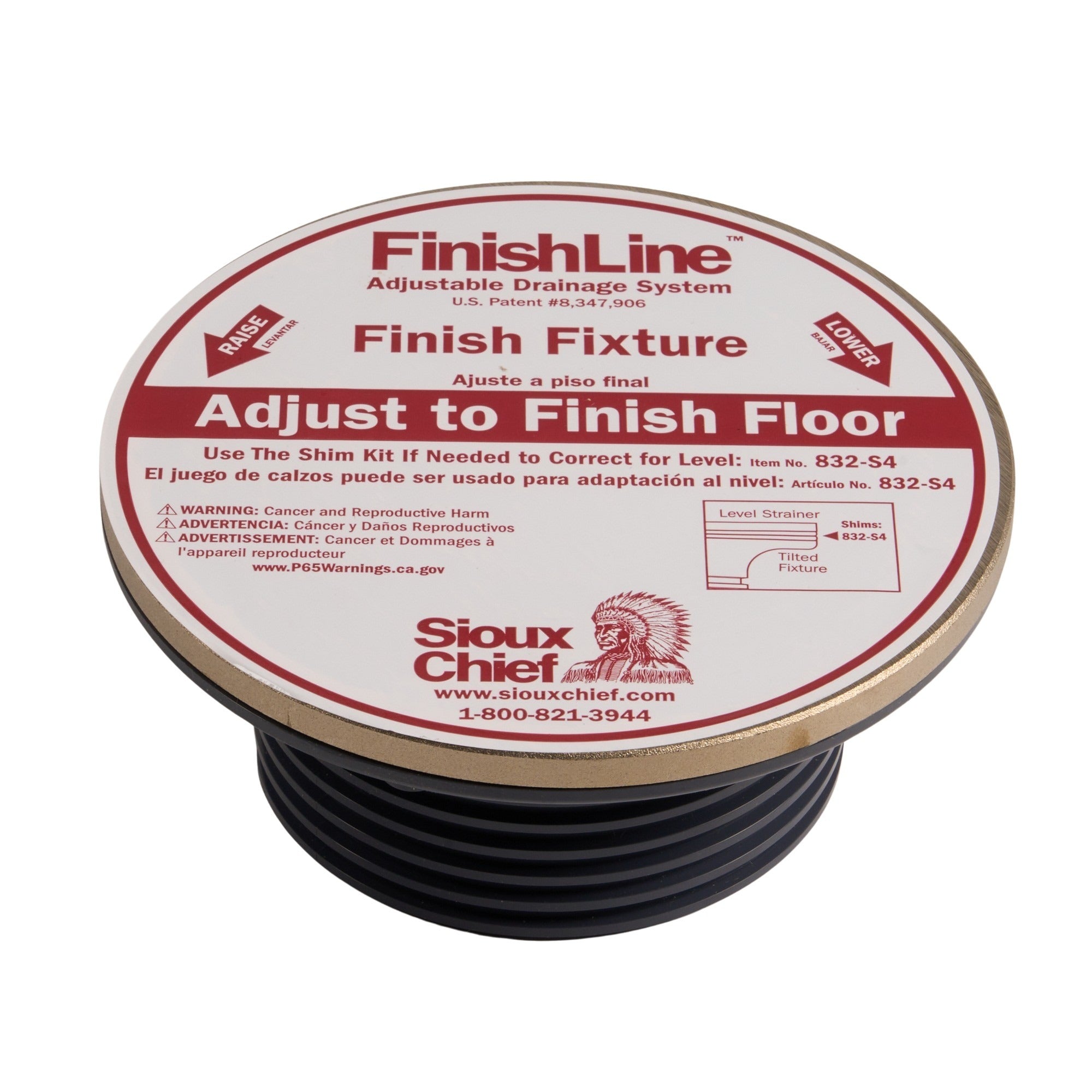 3"Sioux Chief Finish Line Drain Rd Nickel – APEX Supply Co.
