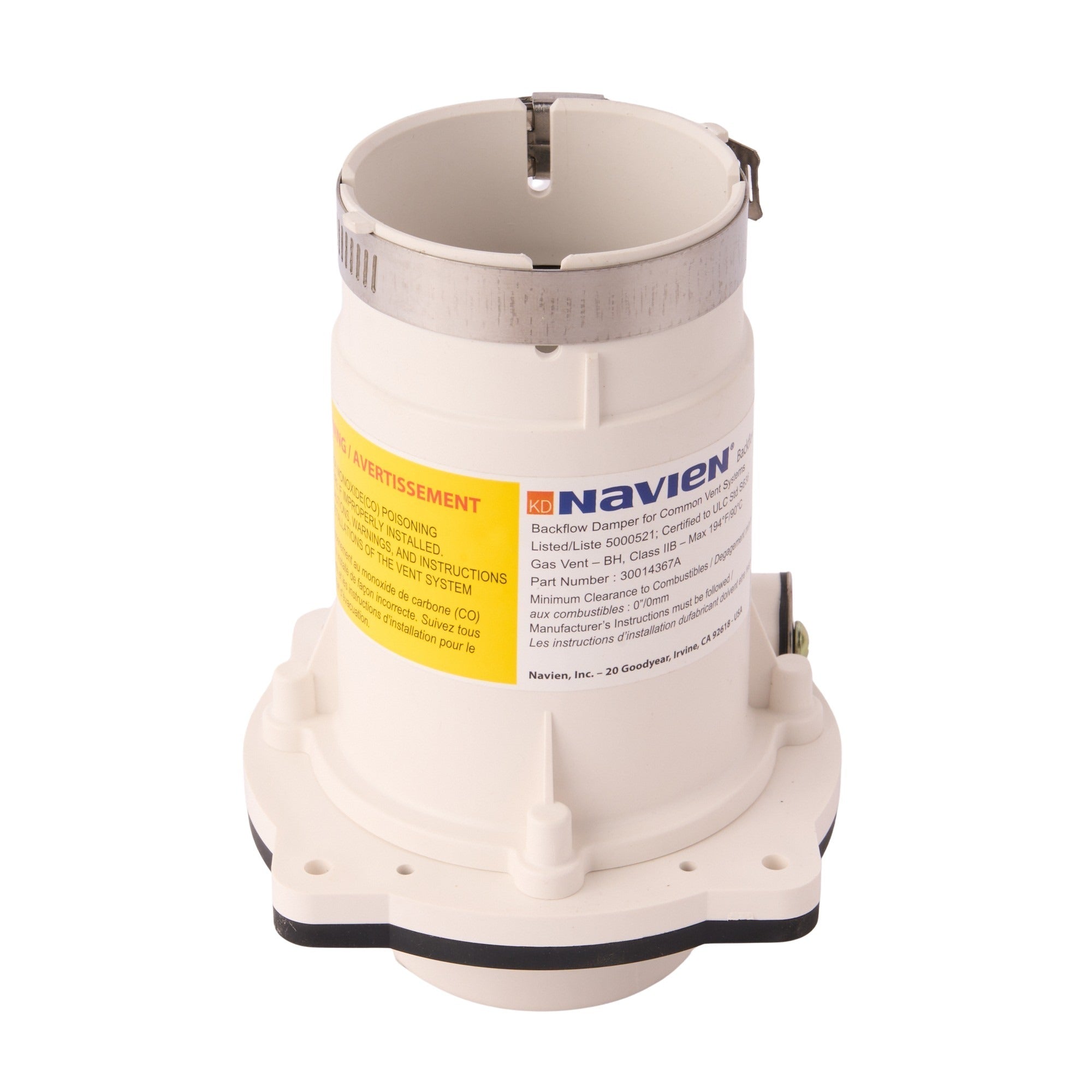 Navien 30014367B Backdraft Damper – OEM Replacement Venting Component ...