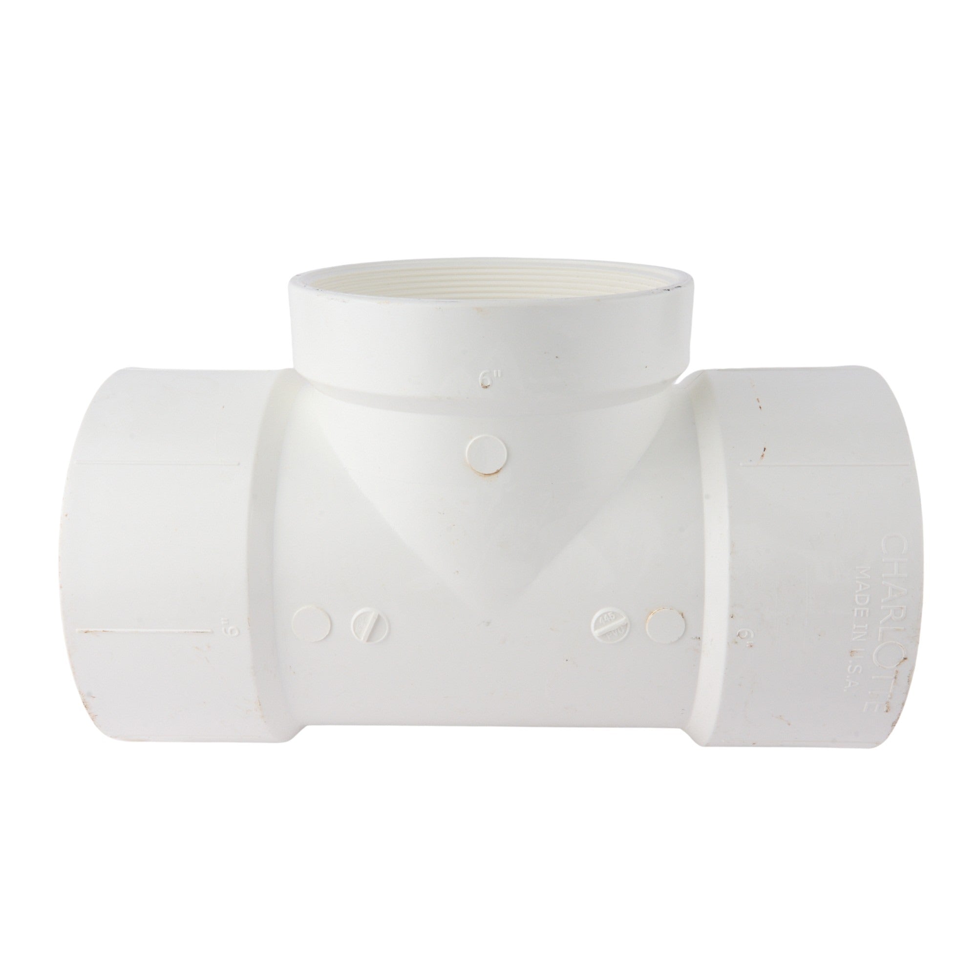 PVC DWV Threaded Cleanout Tee – APEX Supply Co.