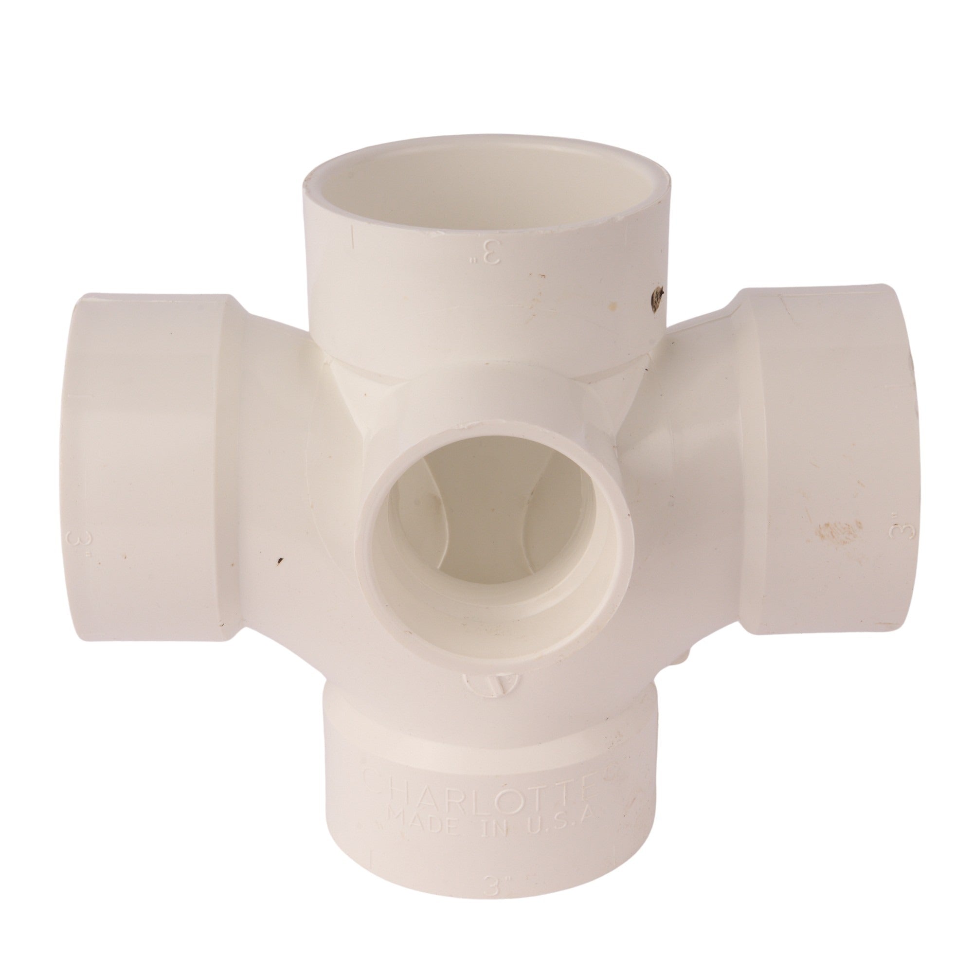 PVC DWV Sanitary Cross w/Side Inlet – APEX Supply Co.
